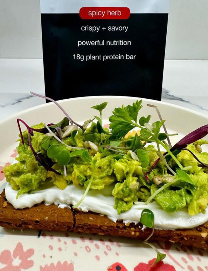 spicy labneh avocado bar (fan recipe) - Super Team